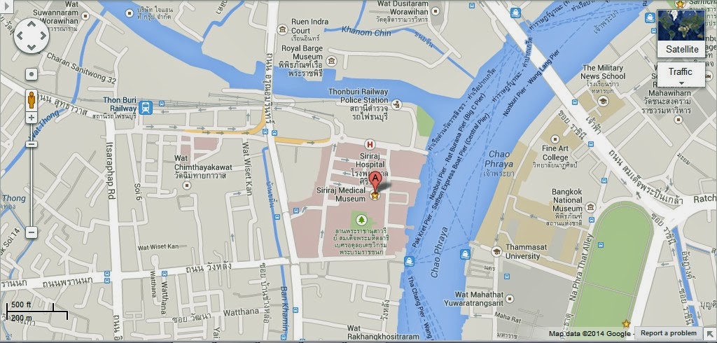 Detail Siriraj Medical Museum Bangkok Location Map | About BTS Bangkok ...