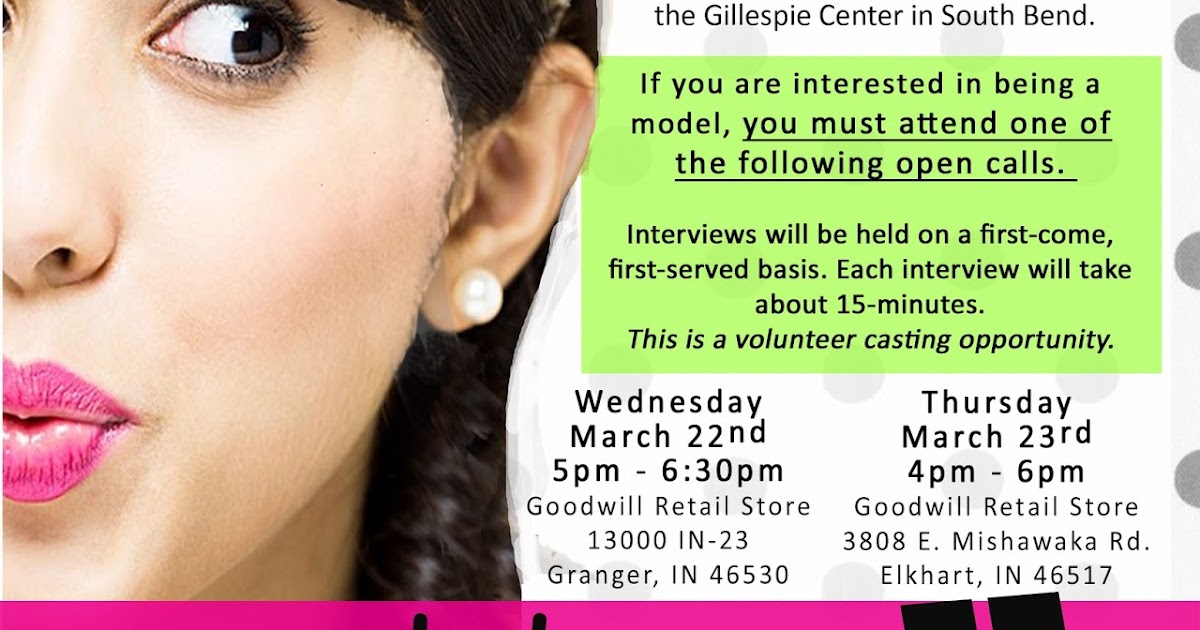 Goodwill Tips: MODELS WANTED