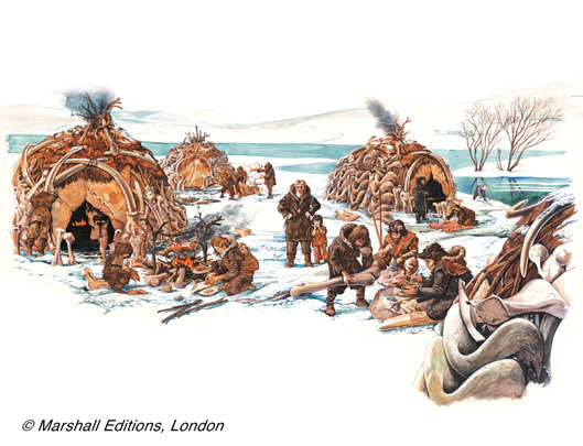 Historias de antes de la historia: MEZHIRICH: Las cabañas de huesos de ...