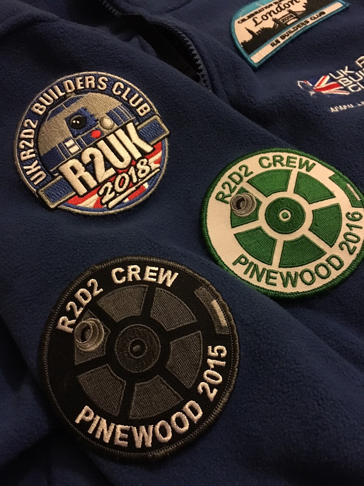 James' R5-D4: UK R2D2 Builders Club - Patches