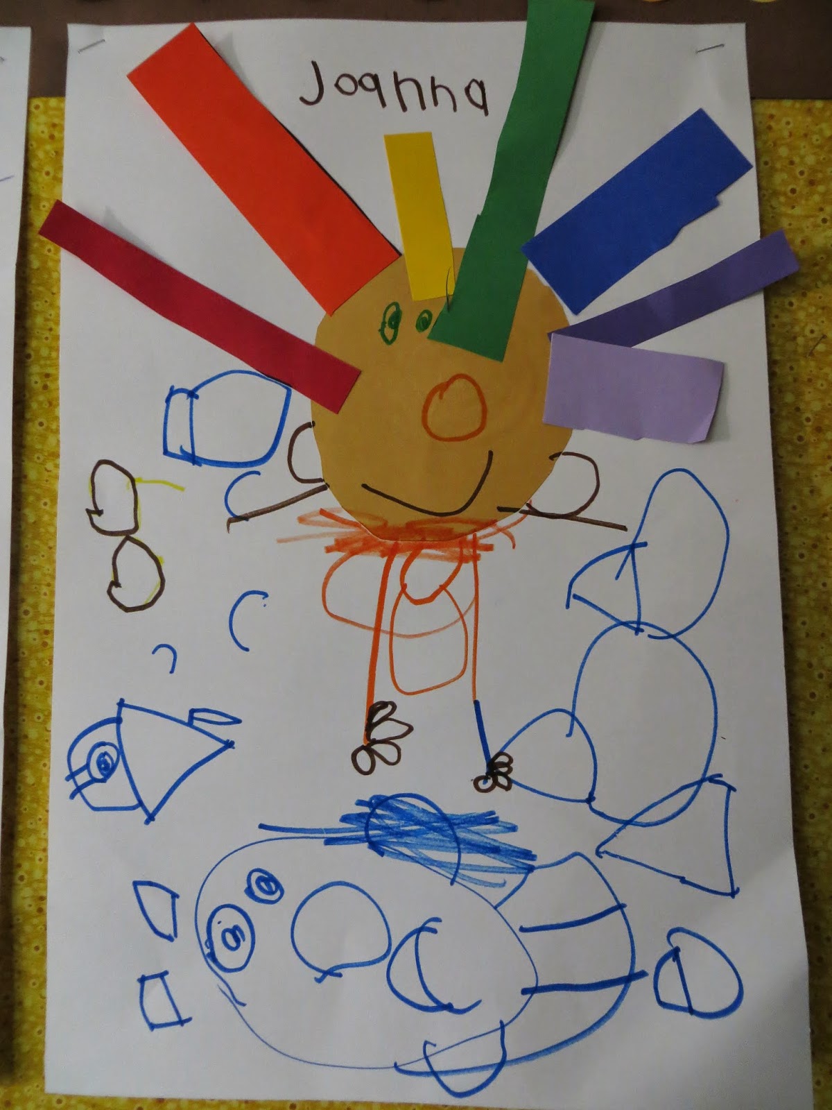 Preschool For Rookies: ART- ROY G BIV: Rainbow hair