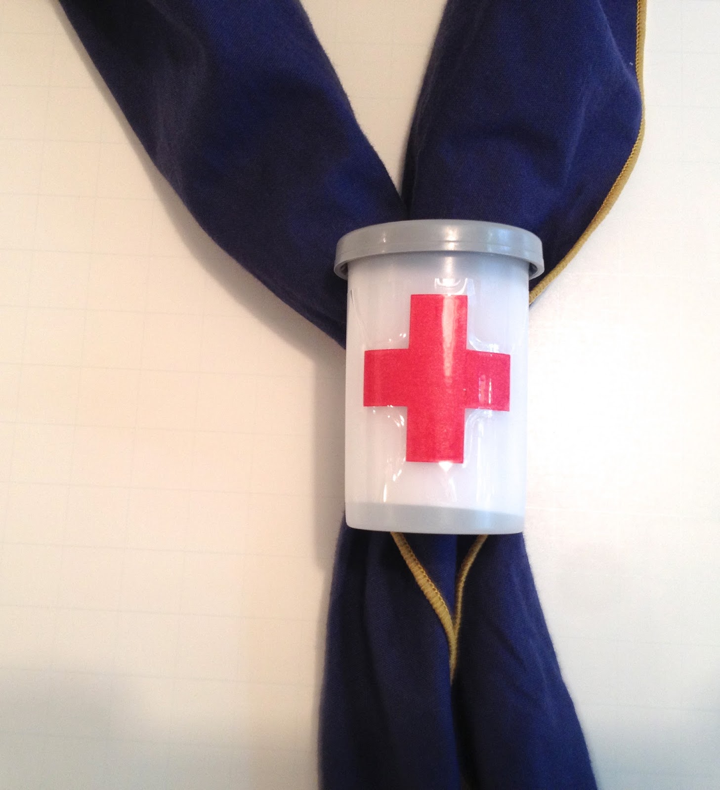 1001 Goals: Film Canister First Aid Kit Neckerchief Slide