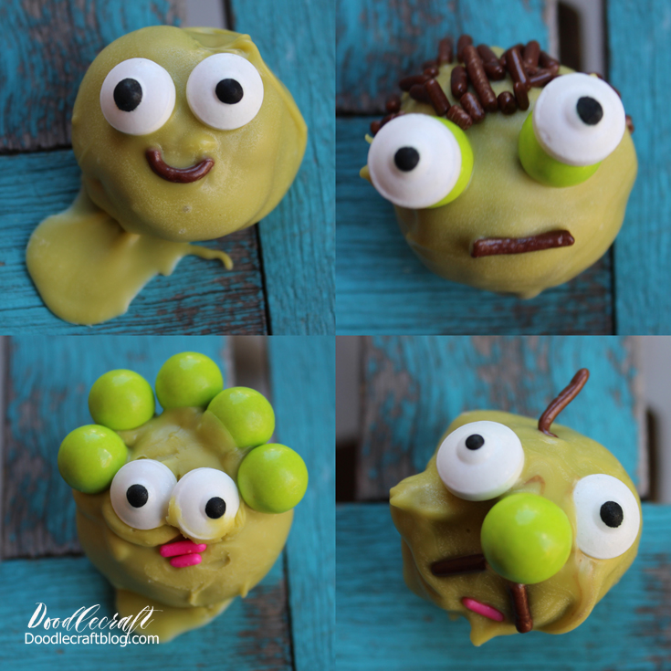 Alien Monster Cookie Dough Bites!