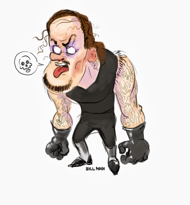 Bill Main Illustration: Undertaker sketch