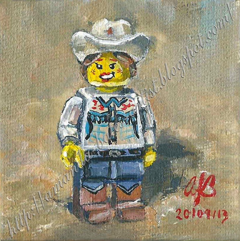 Amanda Bates' Art Blog: LEGO Minifigures 84: Cowgirl