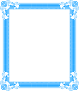 Donna Designer: Moldura azul