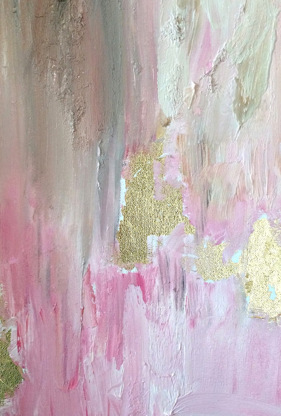 How To Make DIY Gold Leaf Abstract Art | LiveLoveDIY | Bloglovin’