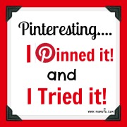 The Retro-Modern Mom: Pinned and Tried It