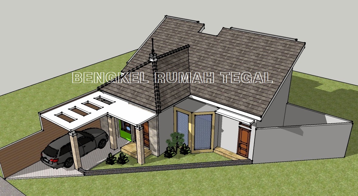 Bengkel Rumah Tegal: RUMAH DI LAHAN MIRING