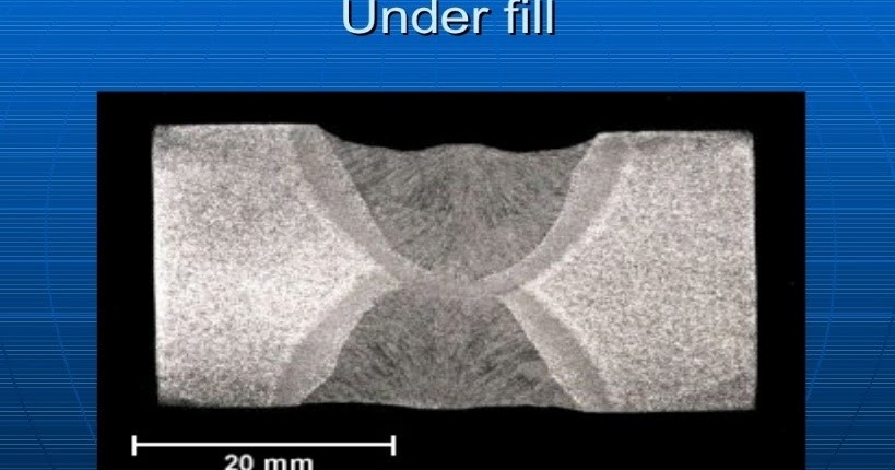 Integrated Weld Defect: Underfill