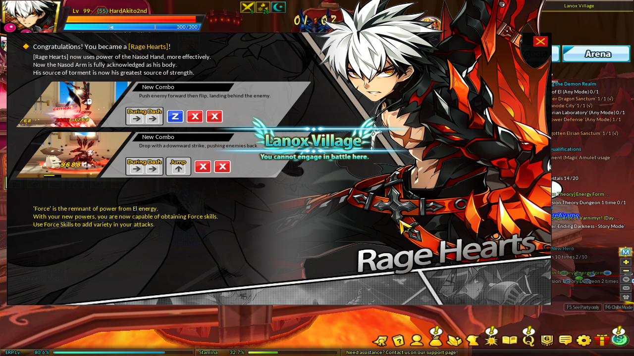 HardAkito's Elsword playing: Rage Heart Advance