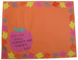 Fall or Four Seasons Bulletin Board for Sunday School | Art Education Daily