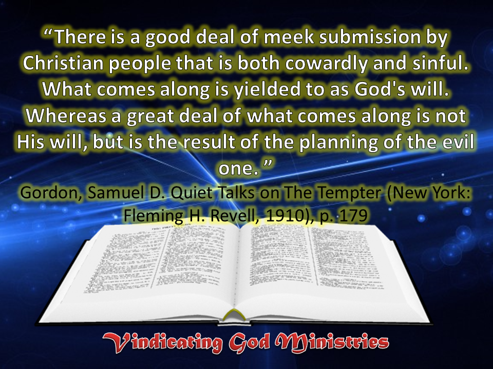 Vindicating God Ministries: February 2018