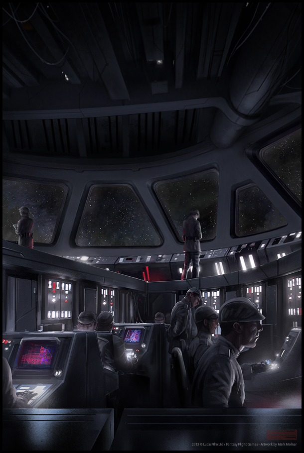 Star Destroyer Bridge by Mark Molnar. [610×910]. : r/StarshipPorn