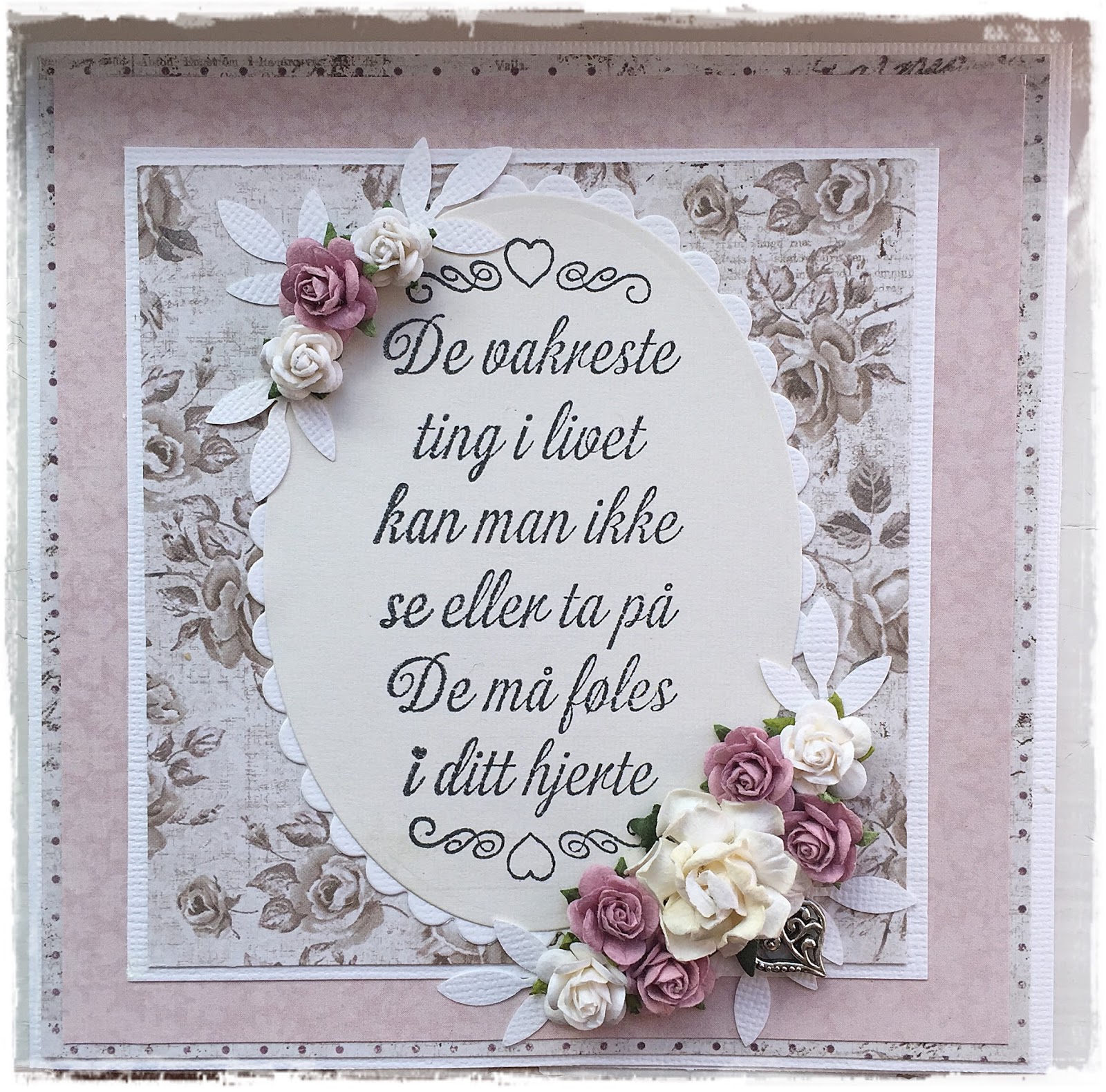 Jeanetts kortblogg: Kort med tekst.