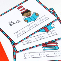 25 FREE Dr. Seuss-inspired Printables for Kids | Totschooling - Toddler ...