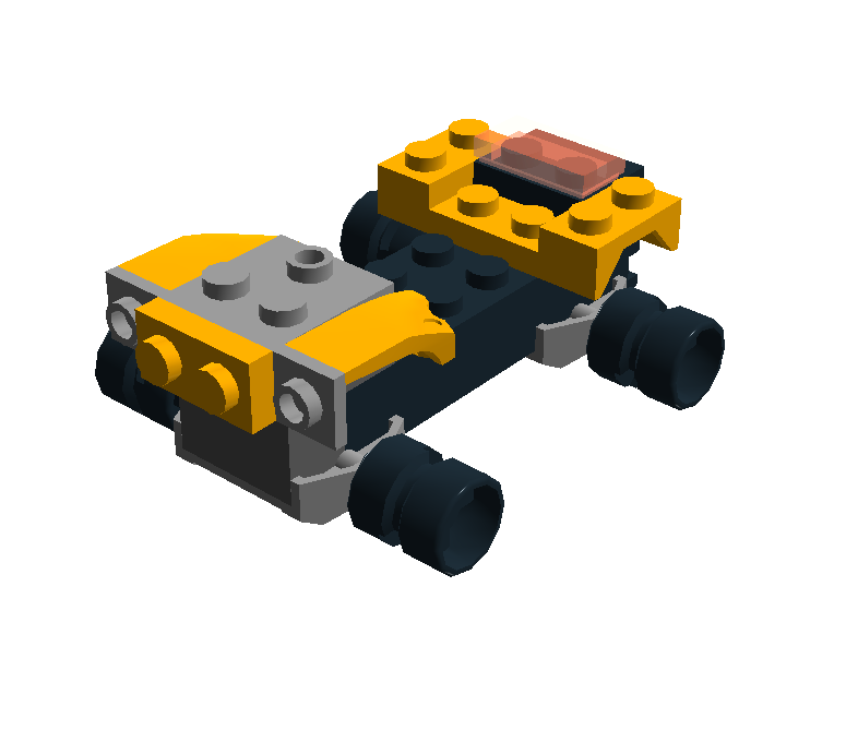The Brick Worm: How to build a Lego 4 wheeler for minifigures