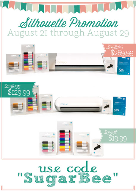 Silhouette Promo - Sketch Pens and GIVEAWAY - Sugar Bee Crafts
