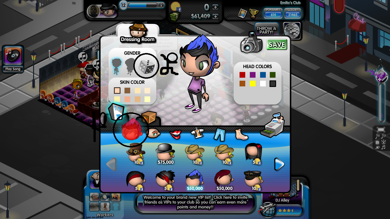 Truques e Dicas - Jogos - Códigos: Nightclub City no Facebook By~#Emilio