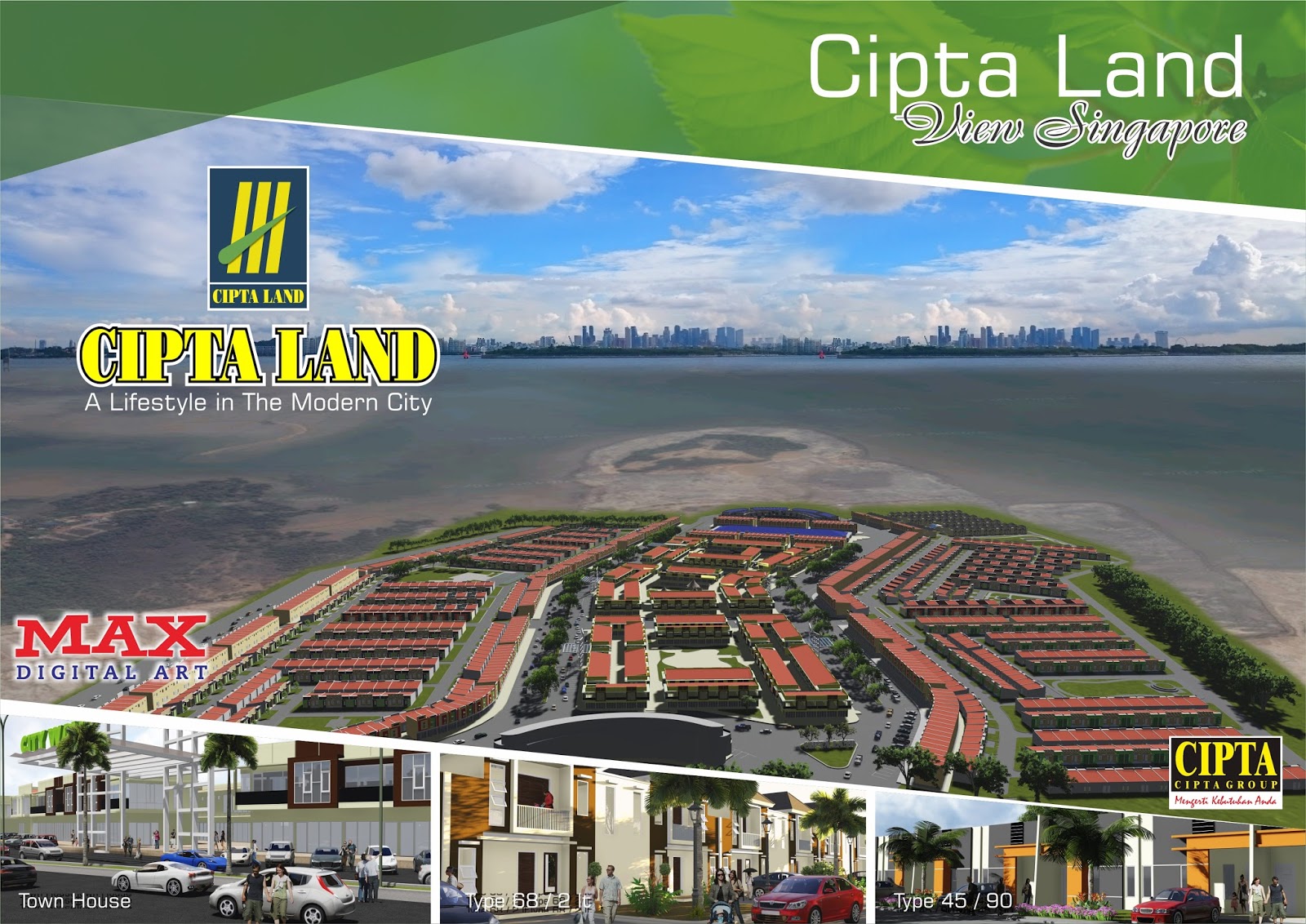Kawasan terpadu nan exklusif di Batam : CIPTALAND TIBAN