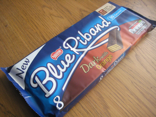 Great British Diet: NEW PRODUCT: Nestle Blue Riband Dark with Orange