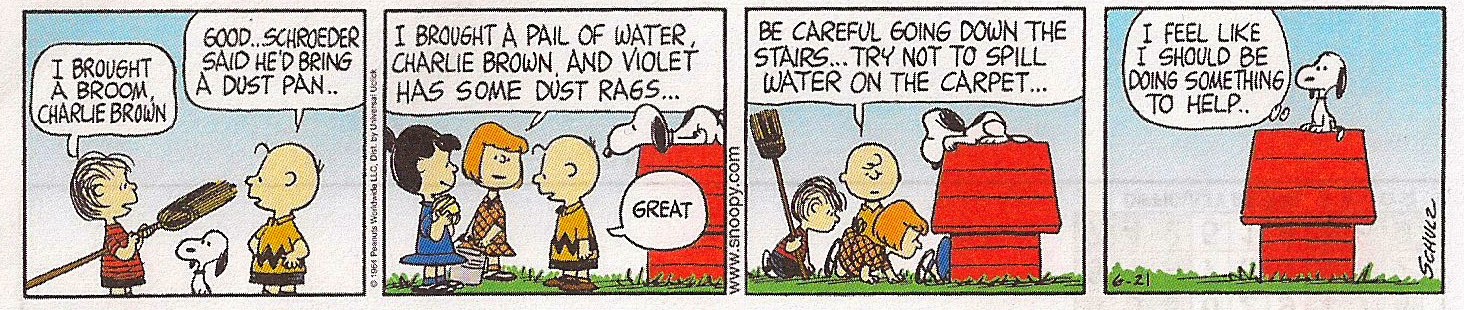 Jason's View from DC: Snoopy's House Cleaning, Part I