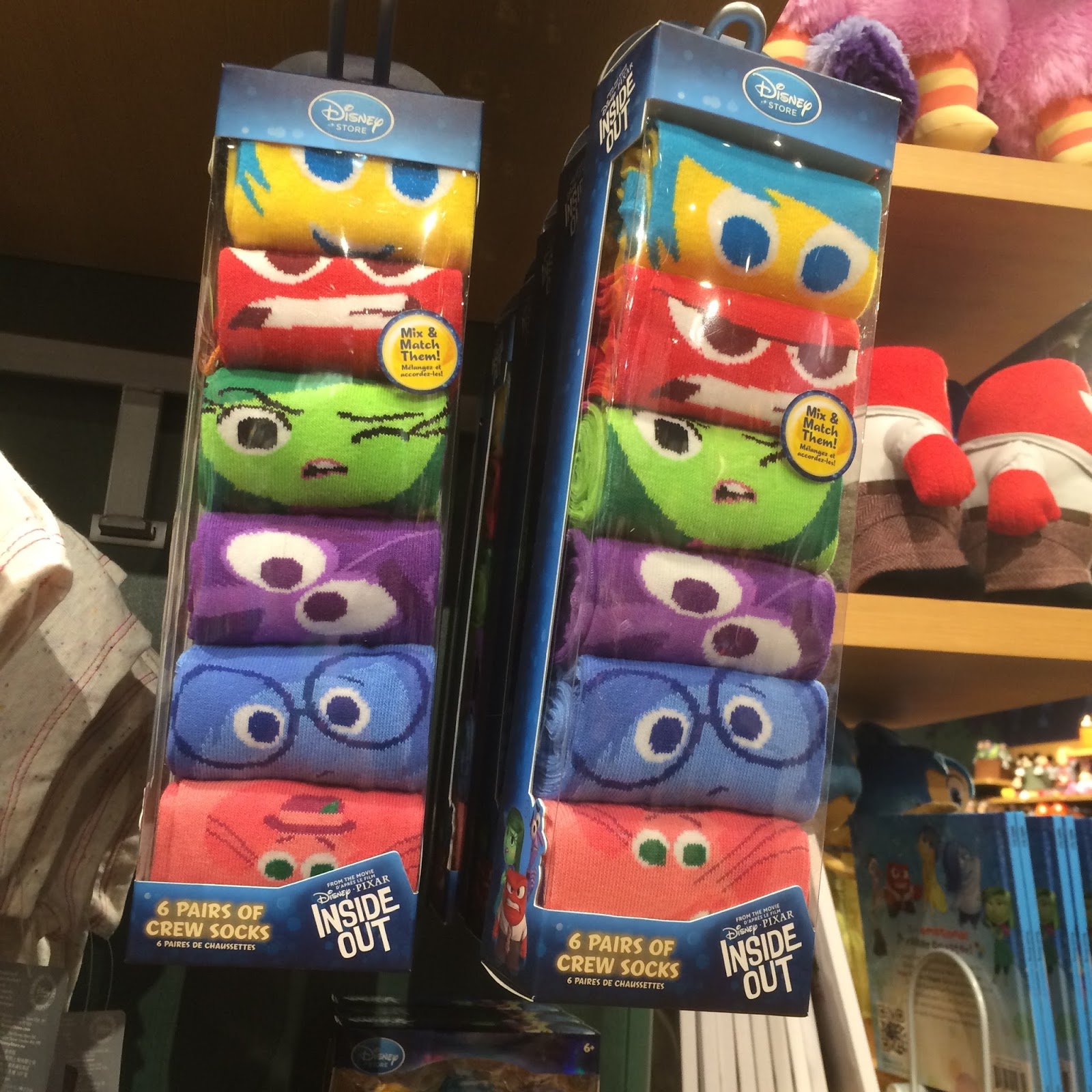 Dan the Pixar Fan: Events: Disney Store Inside Out Merch Release (May ...