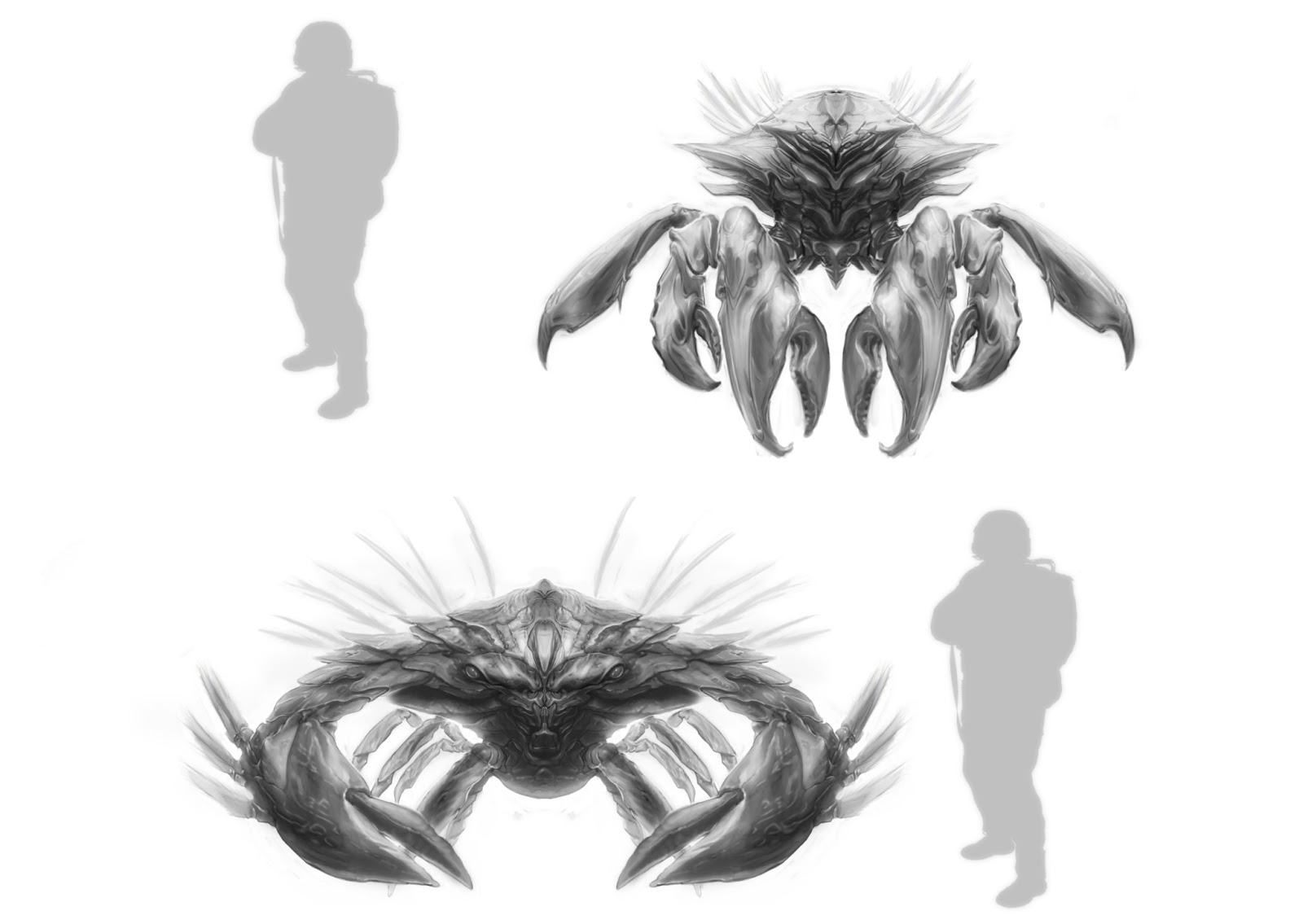 Alien bugs and crustaceans...