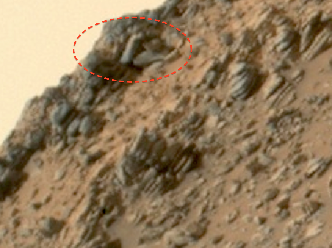 UFO SIGHTINGS DAILY: Alien Figure On Mars Looking Towards Rover, Dec ...