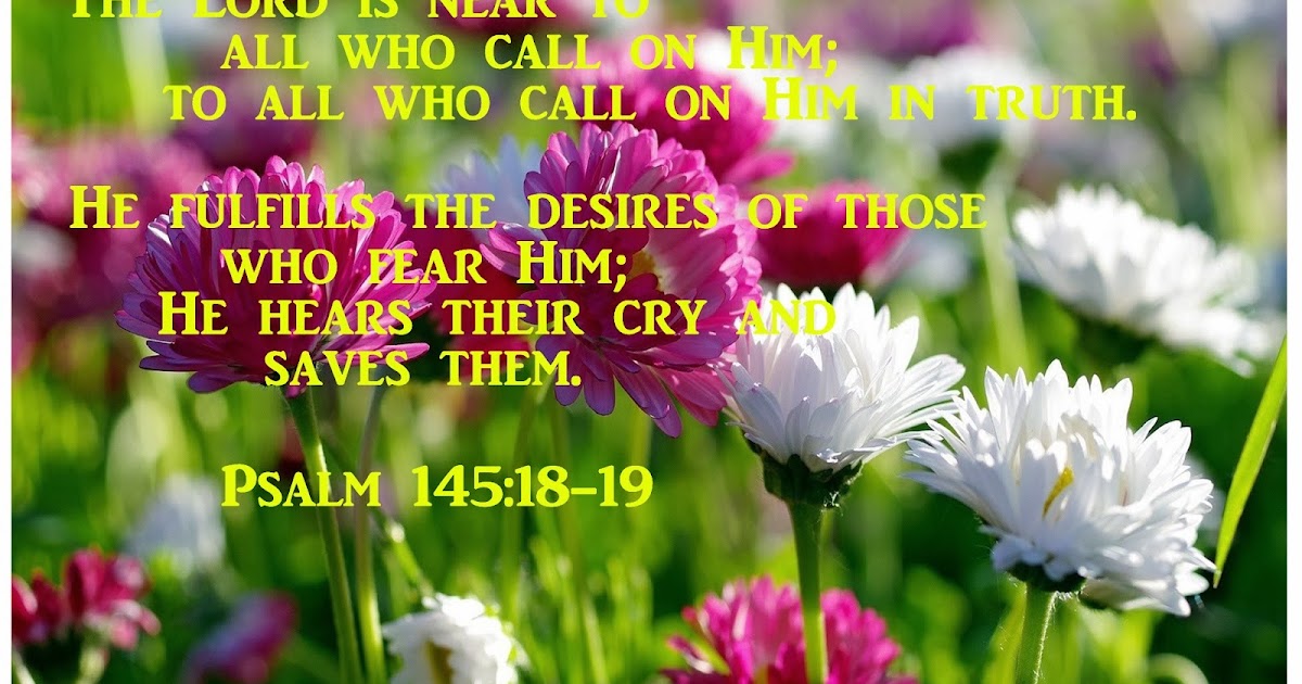 Verse of the day - psalm 145:18-19