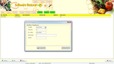 Juragan Aplikasi Toko: Database Restoran