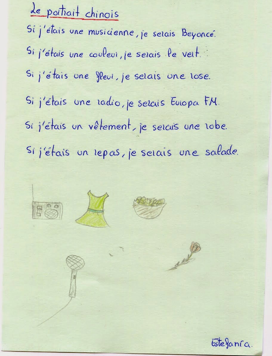 Le Coqui Hebdomadaire: Mon portrait chinois: Si j'étais...