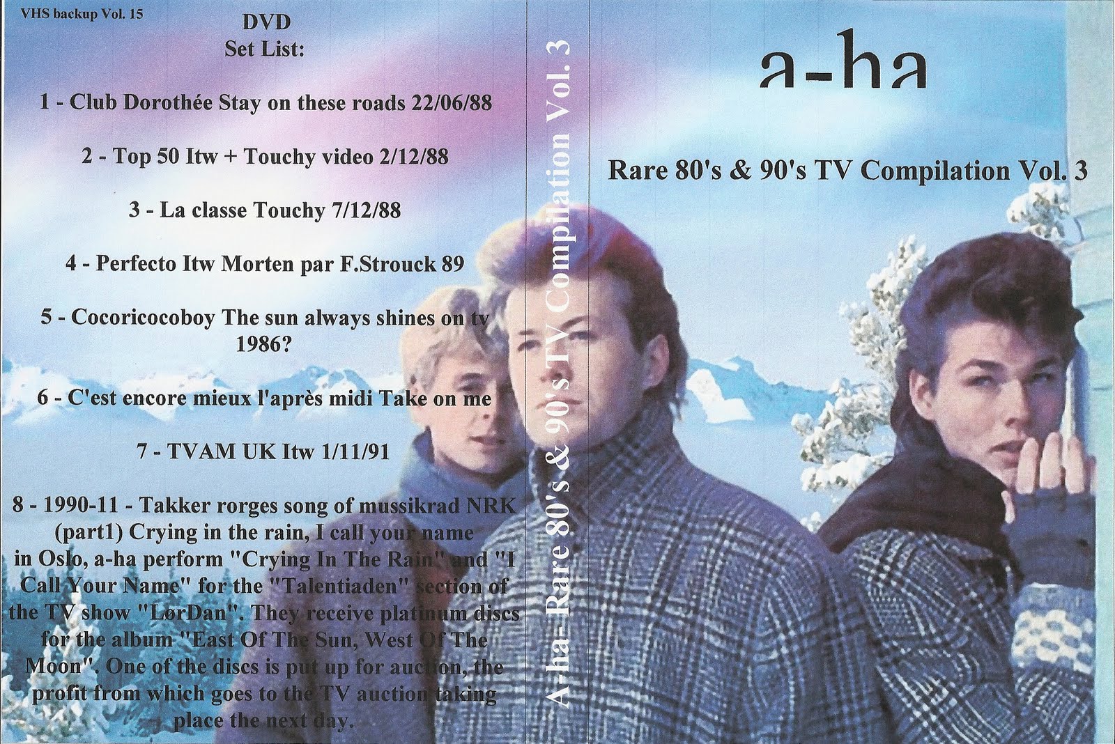 A-ha DVD bootlegs & solo projects: a-ha- Rare 80's and 90's TV ...