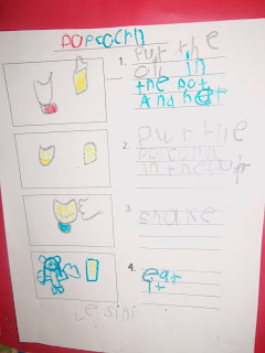 Mrs. Wood's Kindergarten Class: Popcorn Adjectives and Procedural Text