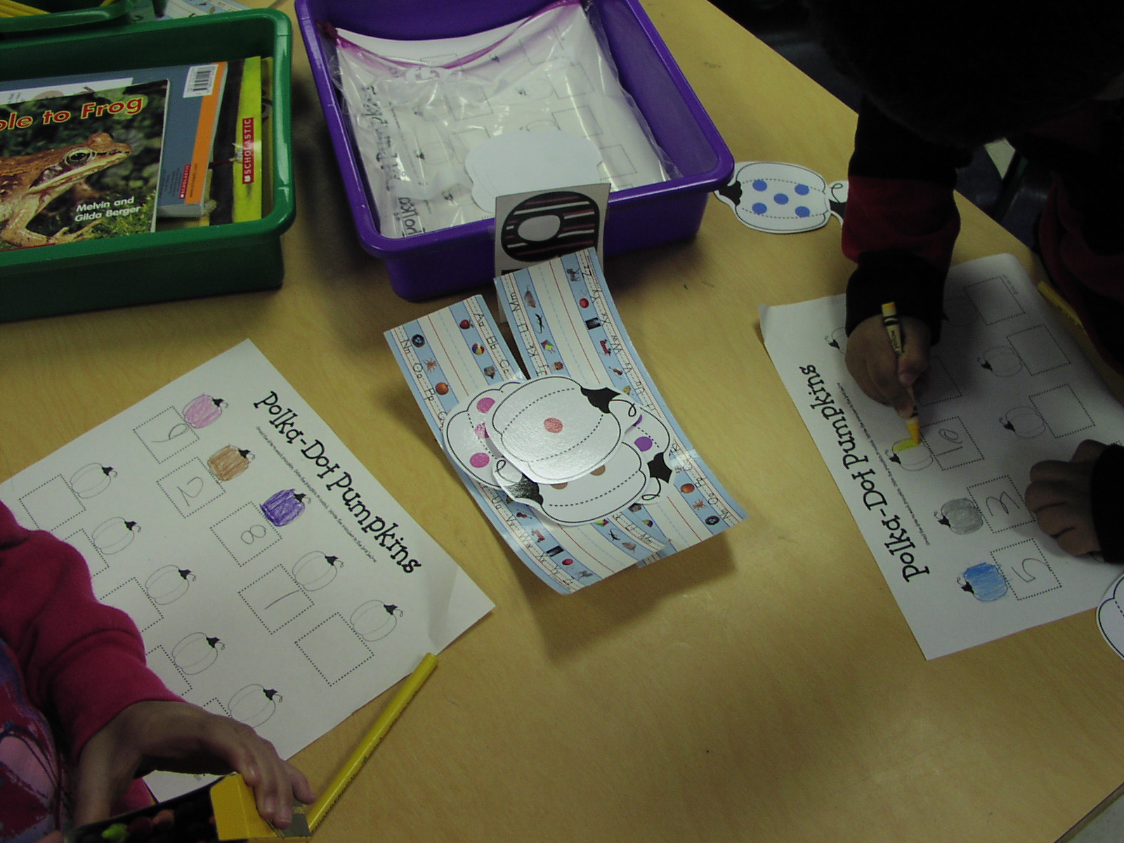 Keen On Kindergarten: October Math Work Stations