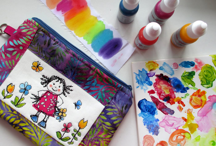 Flutterby Patch: More stitching