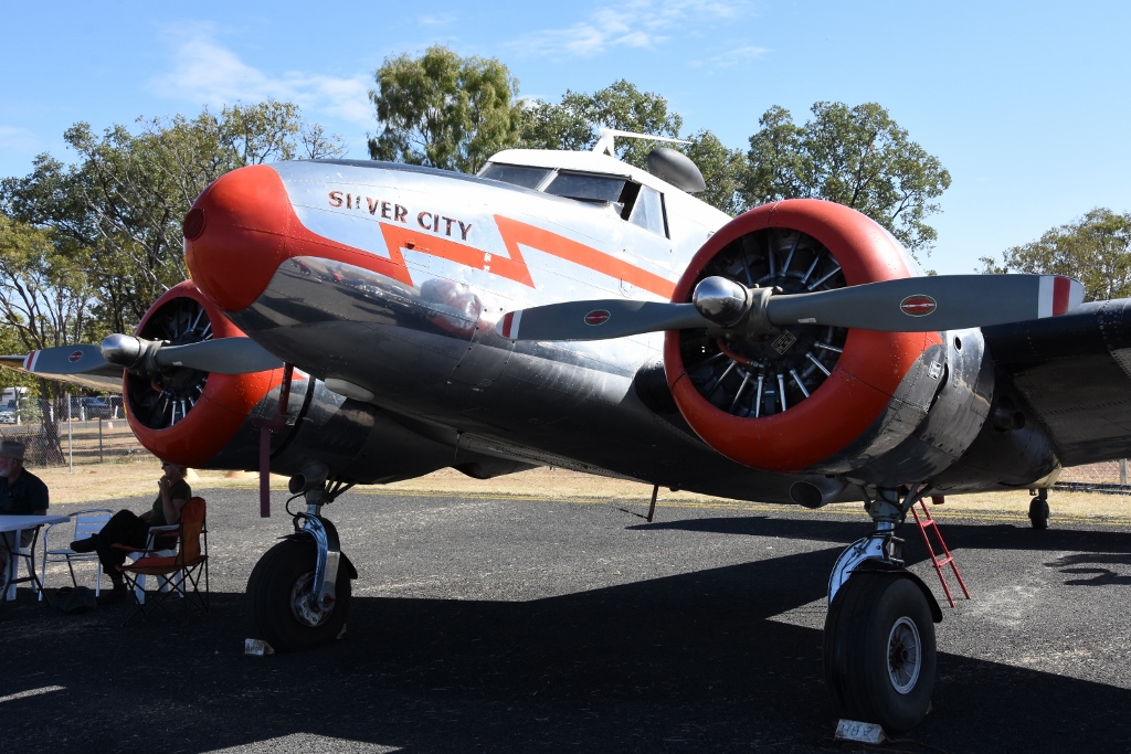 Central Queensland Plane Spotting: Rolleston-based Lockheed 12A Electra ...