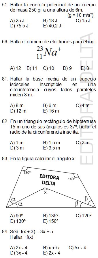 EDITORA DELTA: Desde 1983 publicamos los últimos exámenes de admisión ...