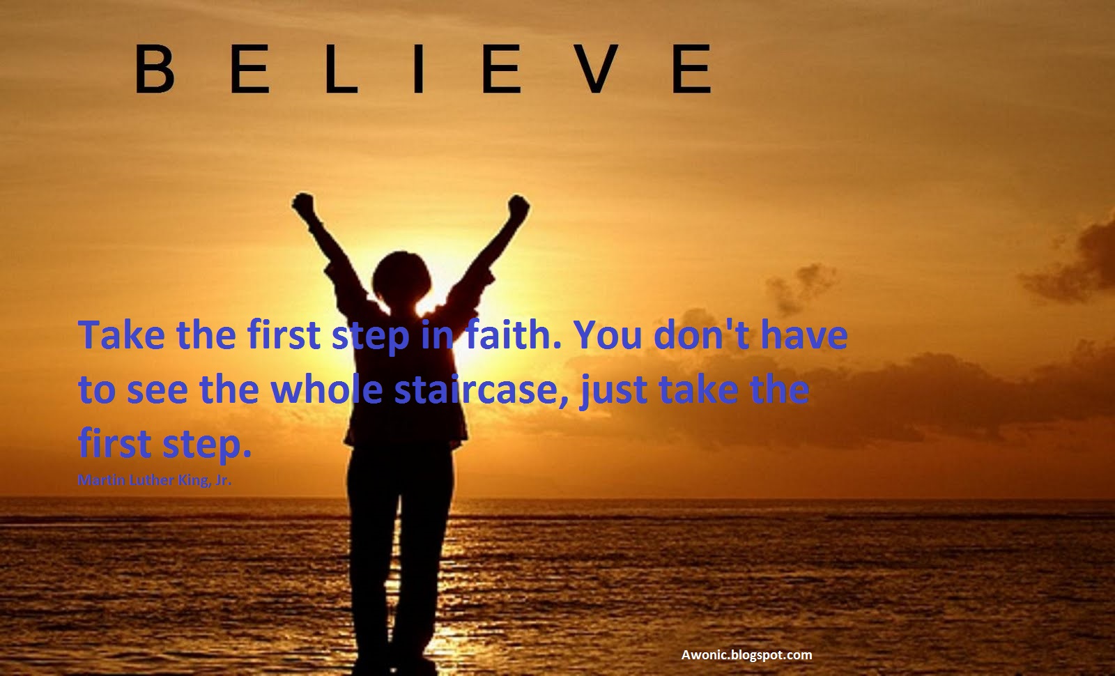 Martin Luther King, Jr Iconic Quotes About Step In Faith ~ Passion To Know