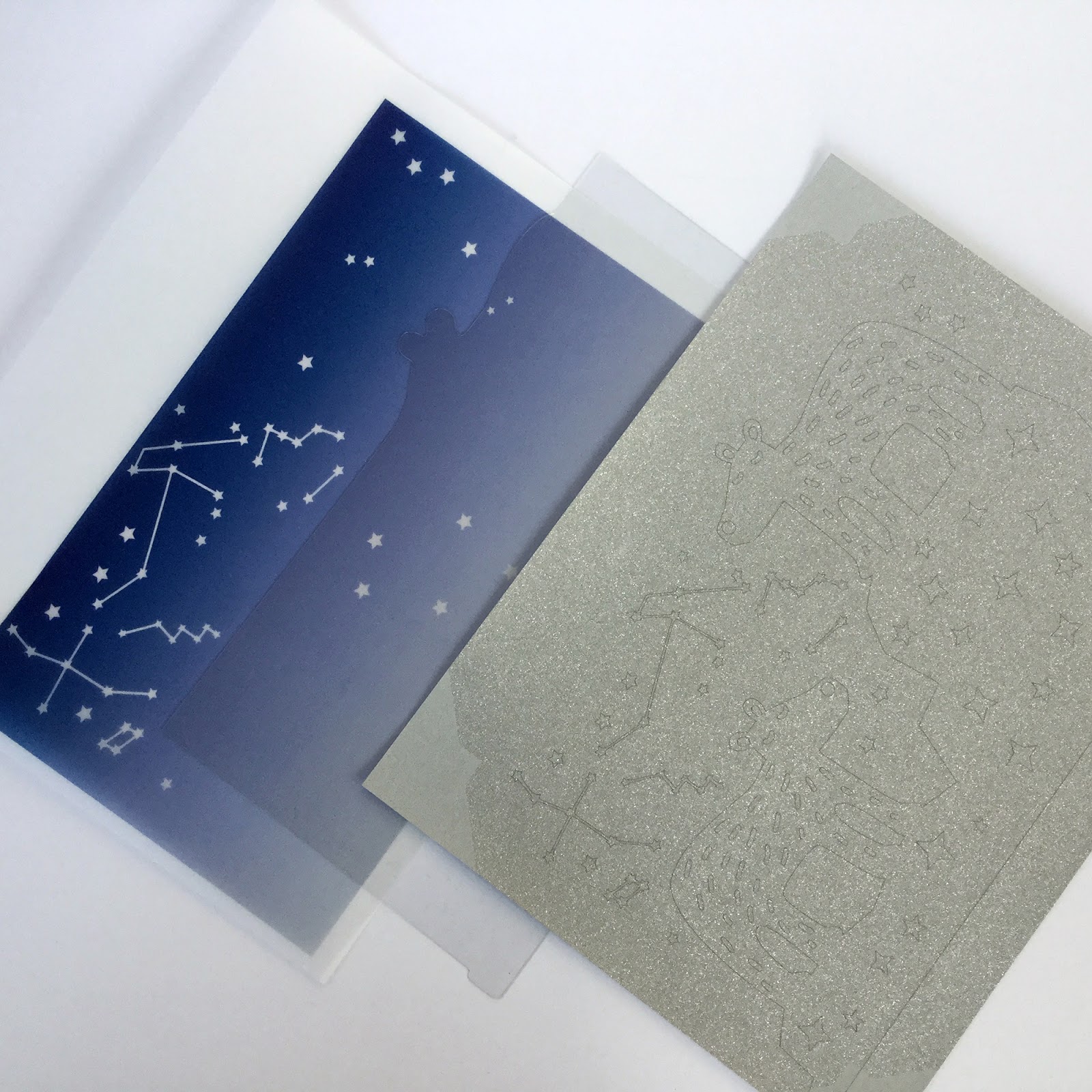 Crafting Quine: Polar Bear Luminary with Silhouette Glitter Sheets