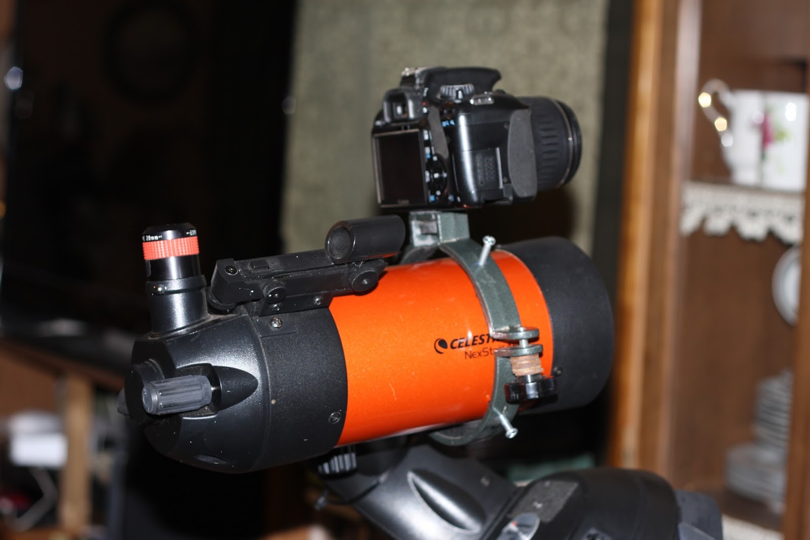 La Pine Observatory: My DYI Piggy-Back Camera Mount for NexStar 4SE