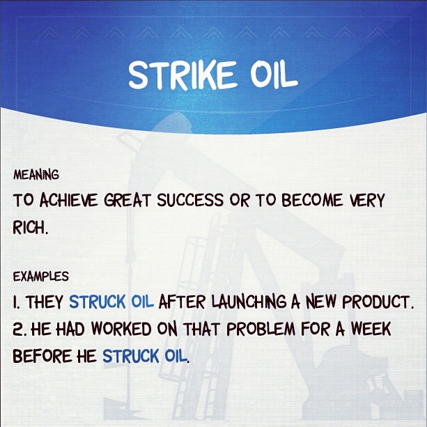 Wanna Learn English Strike Oil wanna-learn-english-strike-oil