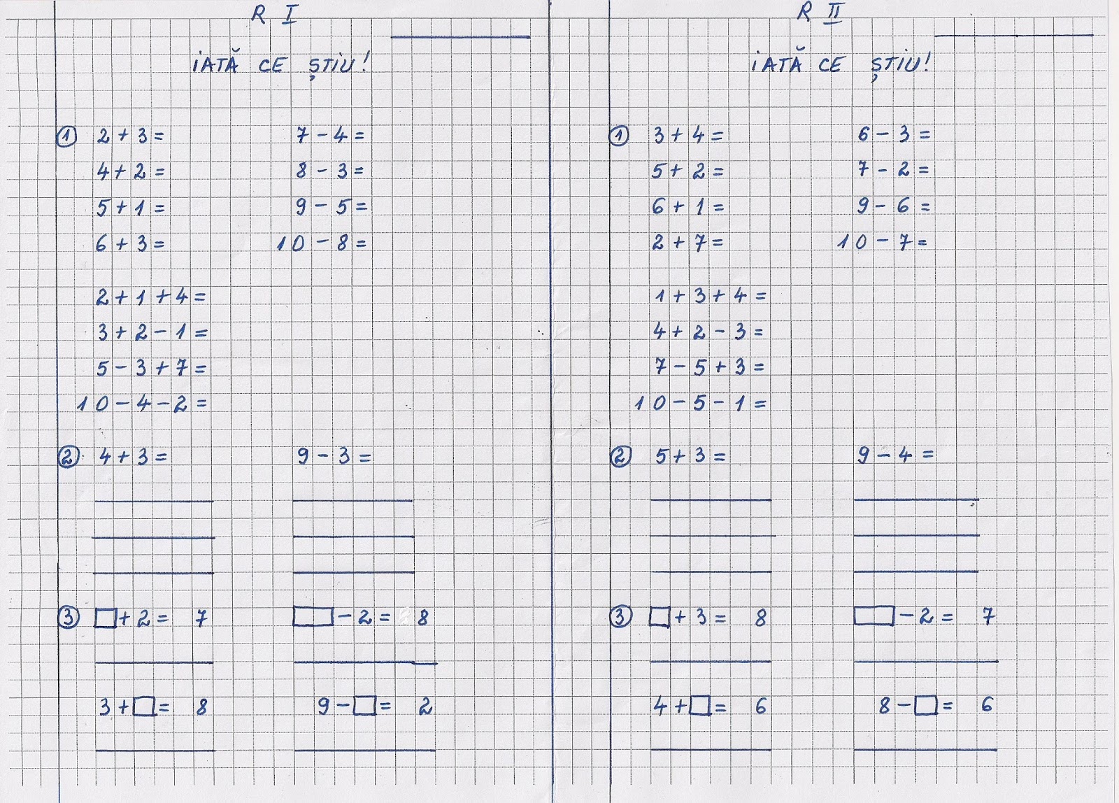 Teste la matematică