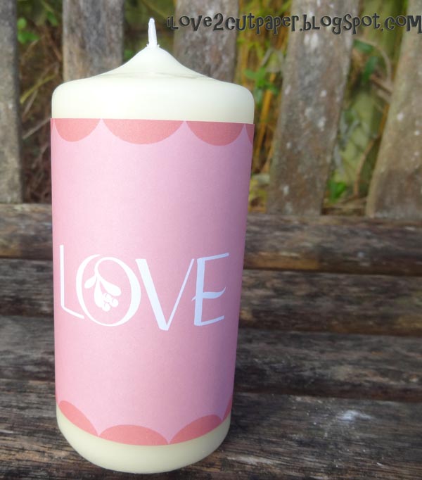 i love 2 cut paper: Candle Wraps using files designed by Sheri McCulley