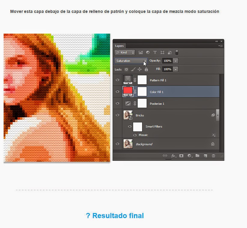 Como crear un efecto LEGO en sus fotos IMAGENES - Tutorial Photoshop
