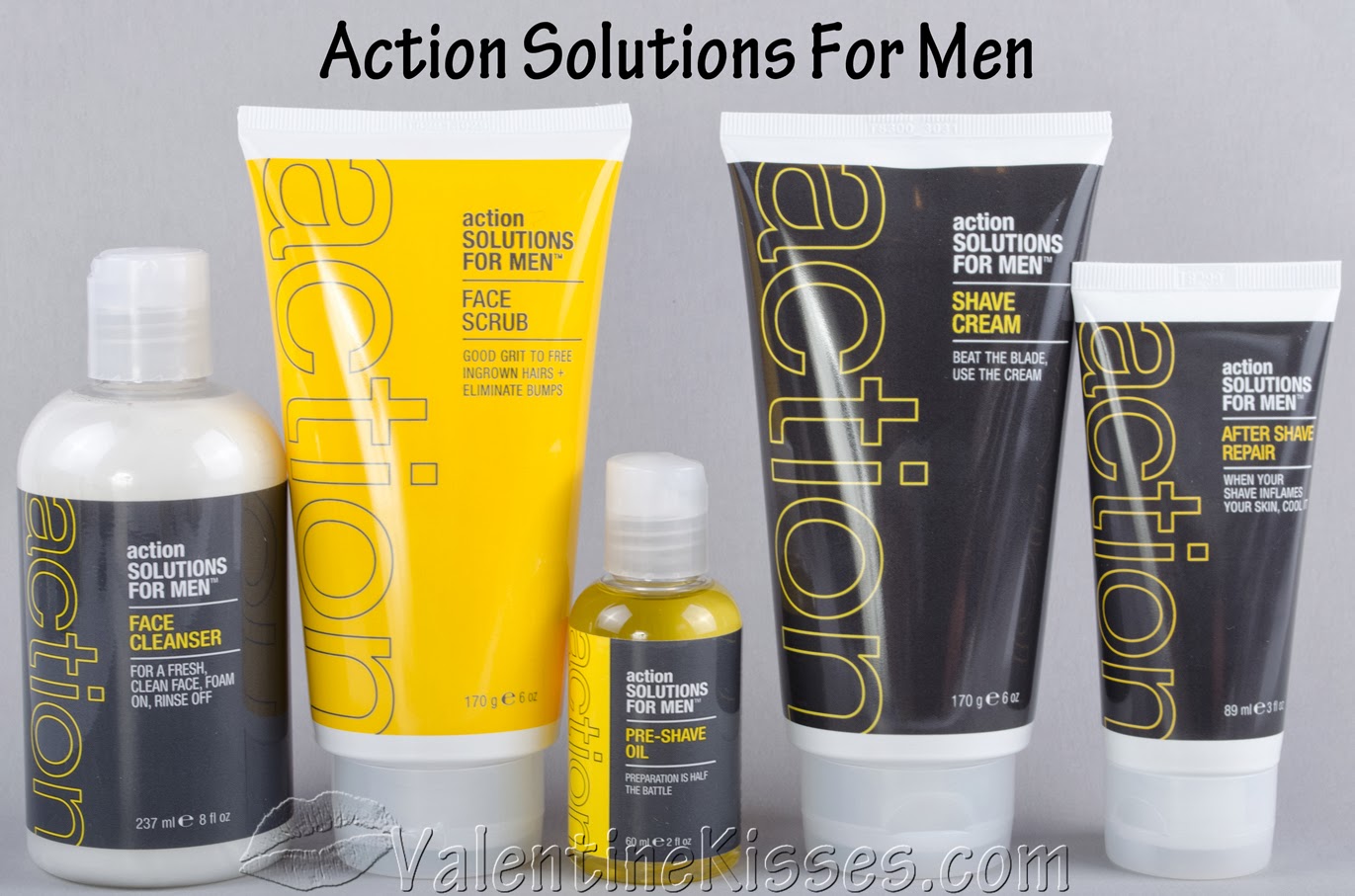 Valentine Kisses: Action Solutions For Men - new skincare line - pics ...