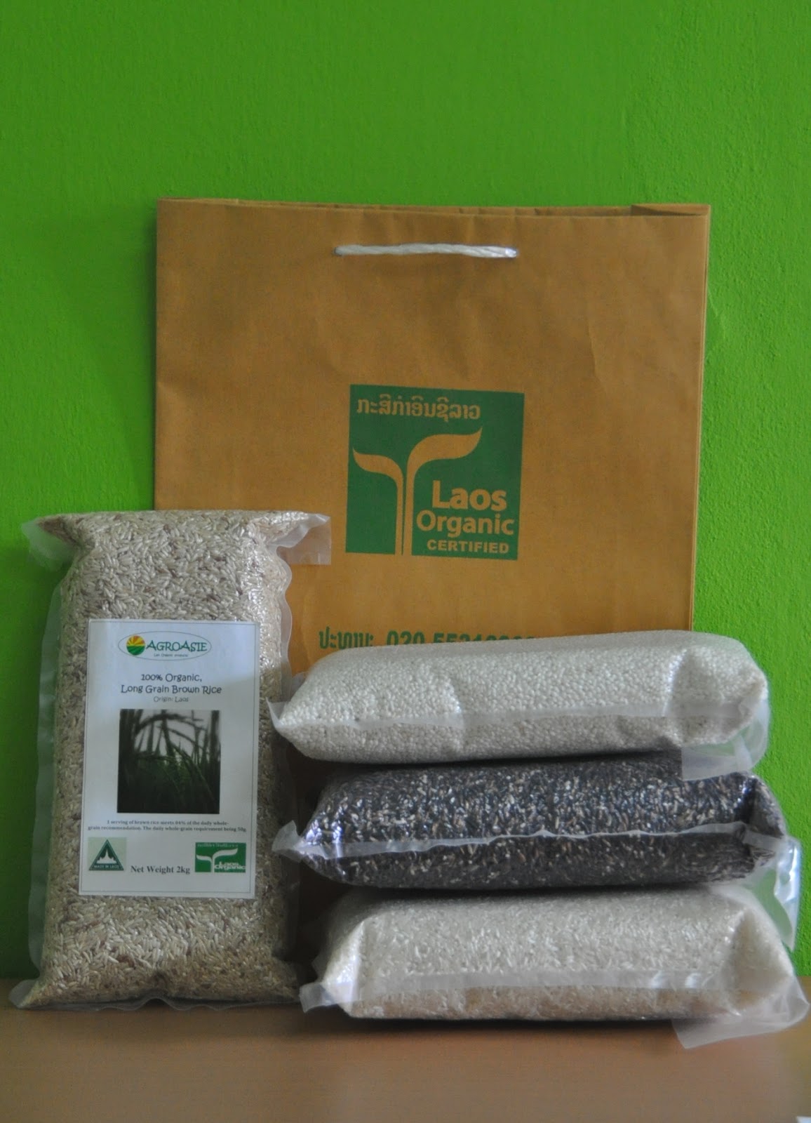 agroasie in laos: Lao Organic rice for export - Riz bio laotien pour l ...