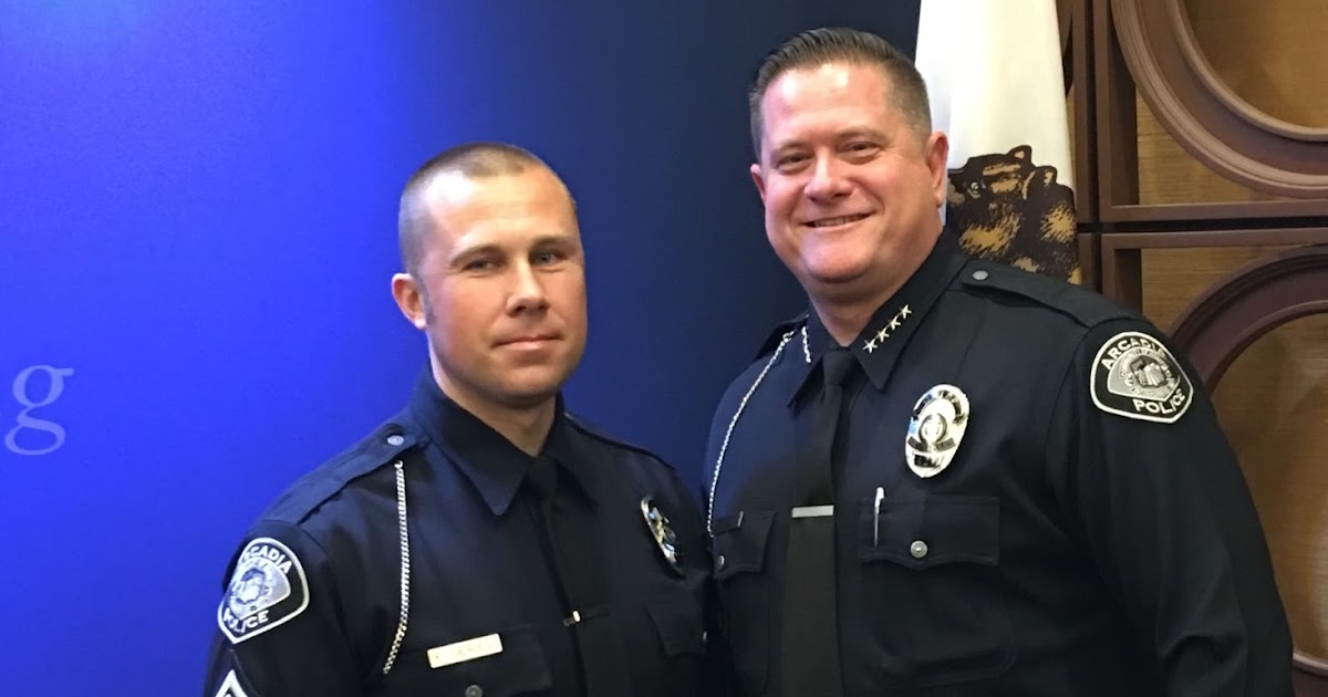 Arcadia Police Department News & Information Blog: Congrats on Sherman ...