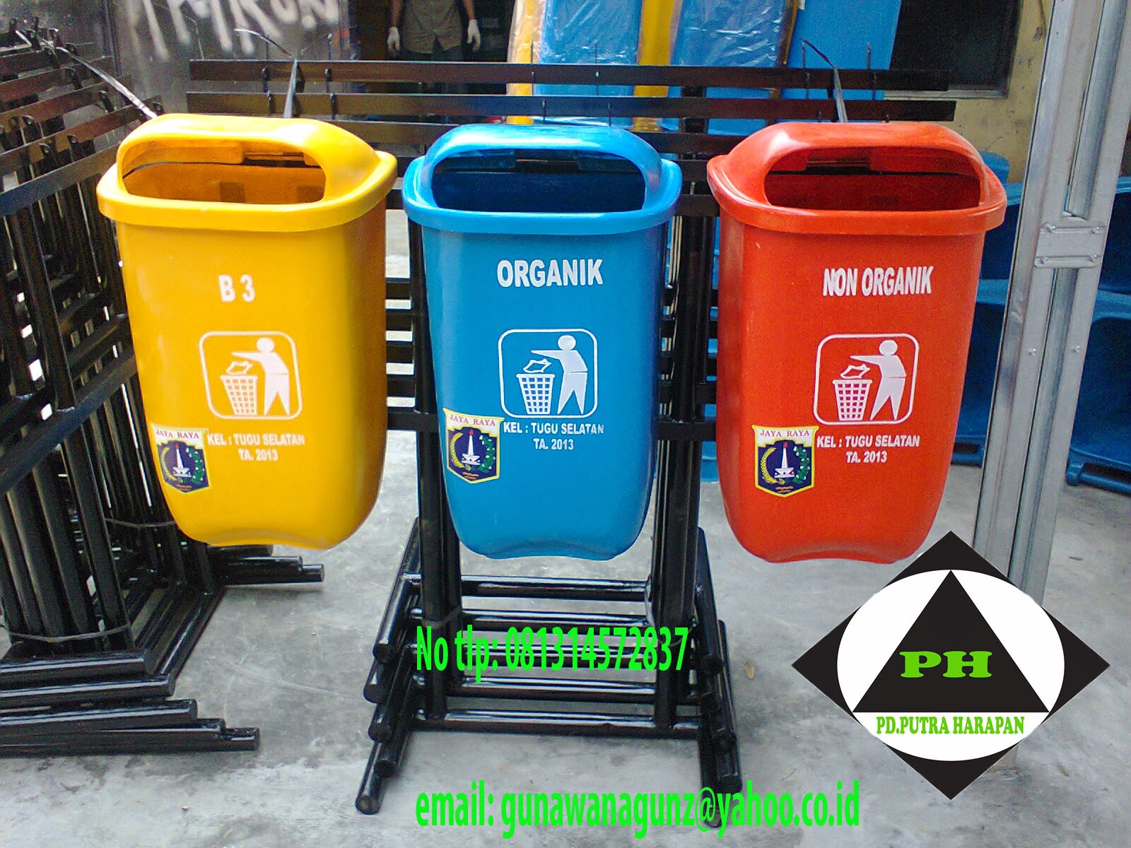 jual tempat sampah stainless, tong sampah fiber di jakarta, bogor ...