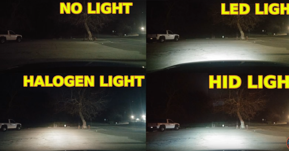 LED Vs HID Vs HALOGEN - arfaxperimen